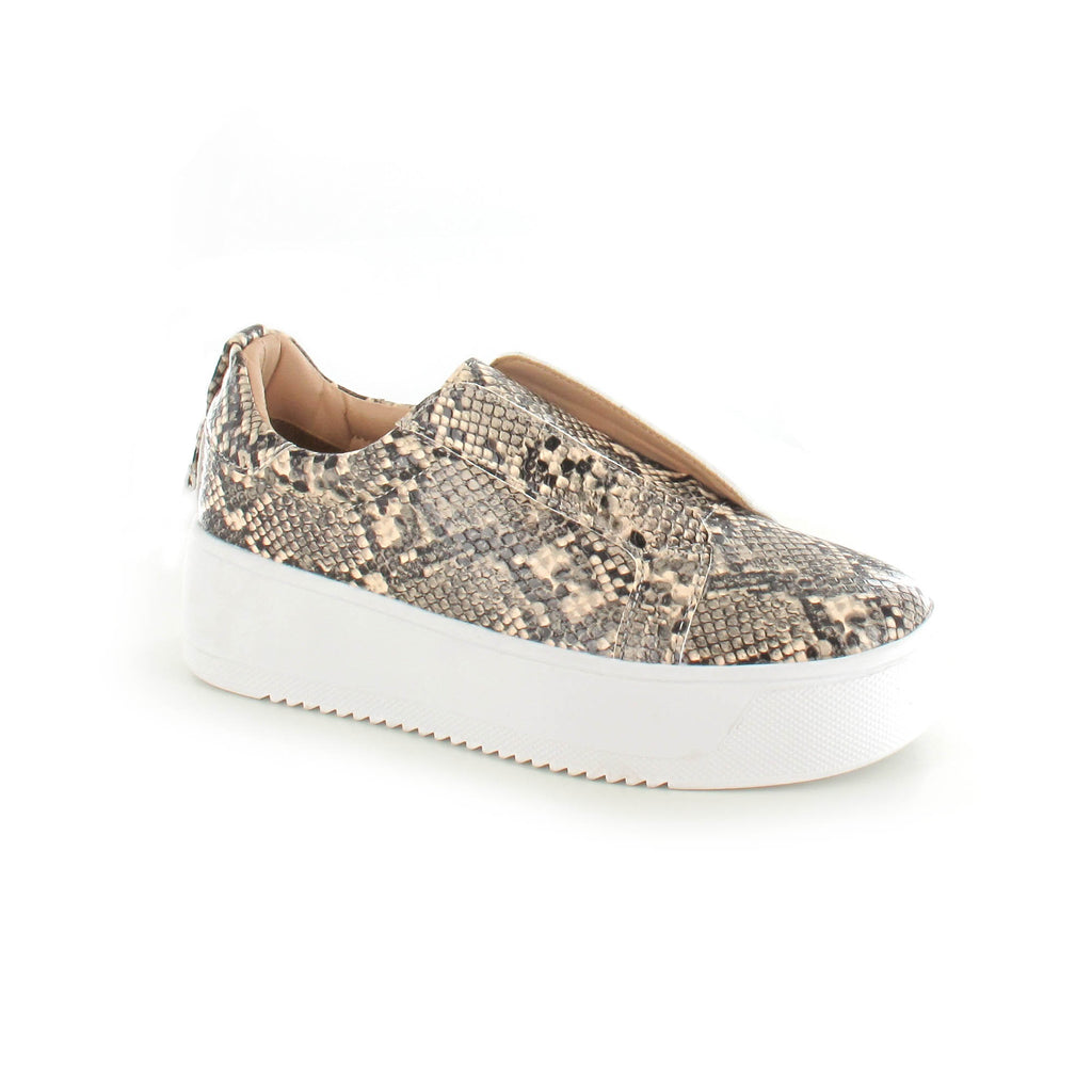 Riva - Womens Contemporary Slip-On Trainer-Snake Print – Ella Shoes